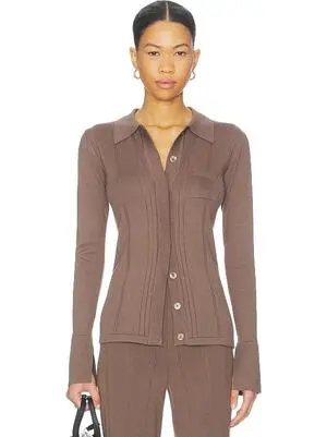 Remain Birger Christensen Light Knit Cardigan - Brown