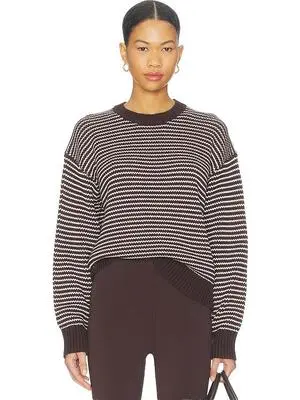 PISTOLA Aura Crew Neck Sweater - Brown