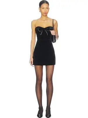 MORE TO COME Ginny Mini Dress - Black