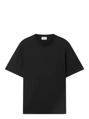 Saint Laurent Cotton-Jersey T-Shirt Black