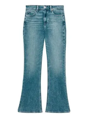 Paige Petite High-rise Bootcut Jeans - Blue