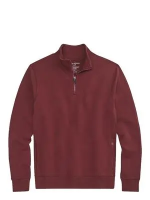 Mack Weldon Relaxed Fit Quarter Zip Sweater Aged Port