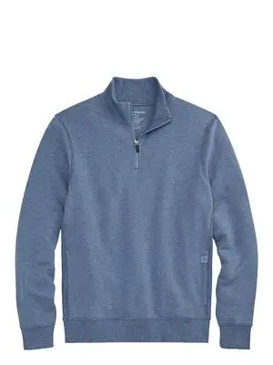 Mack Weldon Relaxed Fit Quarter Zip Sweater Iced Storm Heather