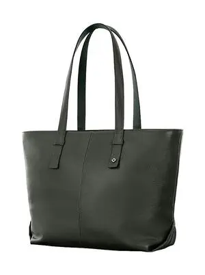 SAMSONITE Leather Tote Olive