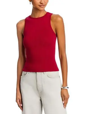 RE/DONE High Neck Tank Top - Rosso