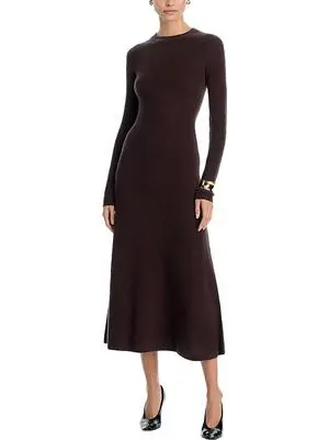 Altuzarra Cuddy Cashmere Dress - Charred Oak