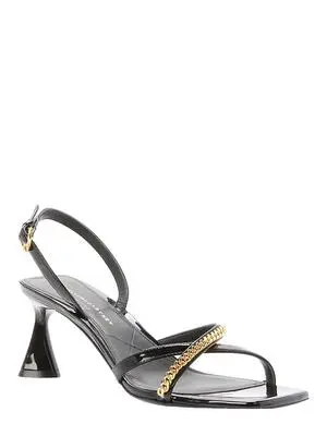 Stella McCartney Elsa Chain Strap Sandals - Black