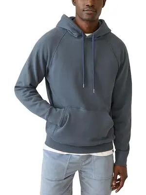 Faherty Brand Fleece Hoodie - Blue Nights