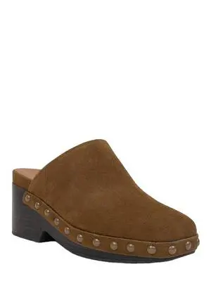 Aerosoles Cheryl Stud Clog Mocha Suede With Studs