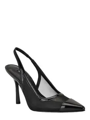 Nine West Jermain Slingback Pointed Toe Pump - Black