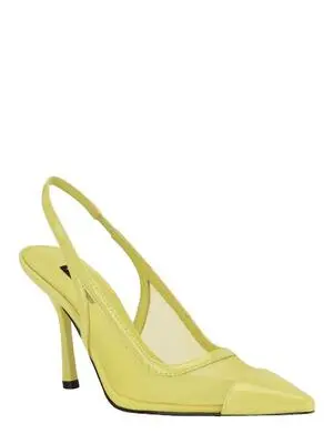 Nine West Jermain Slingback Pointed Toe Pump - Light Green