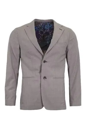 LORDS OF HARLECH Judd Half Lined Tailored Wool Blazer - Oak Brown
