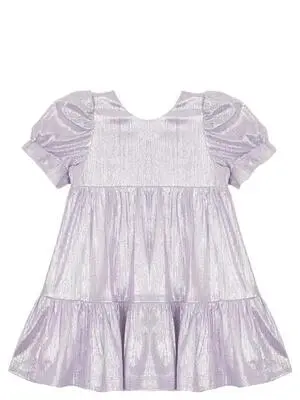 ISOBELLA & CHLOE Girls' Sabrina Glimmer Dress - Purple