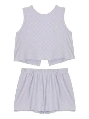 MABEL + HONEY Girls' Two-piece Set - Purple