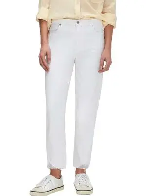 7 For All Mankind High Waist Straight Leg Jeans - Soleil De