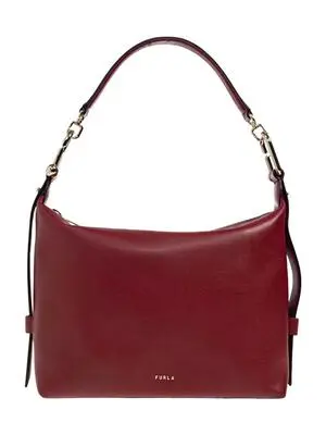 Furla Chain-detail Leather Shoulder Bag - Red