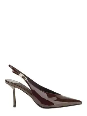 LE SILLA 80mm Clivage Slingback Pumps - Brown