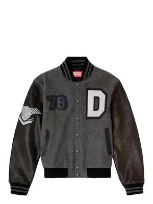 DIESEL® Patches Embroidered Jacket - Grey