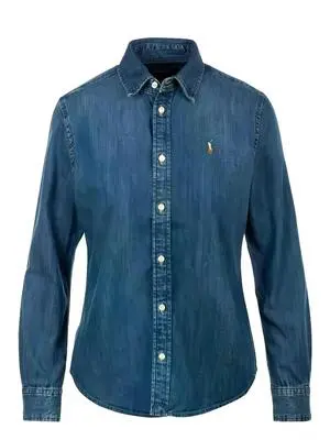 Polo Ralph Lauren Polo Pony-embroidery Shirt - Blue