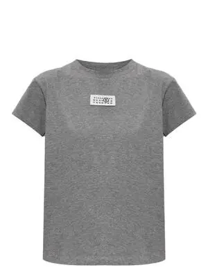 MAISON MARGIELA Patch Cotton T-shirt - Grey