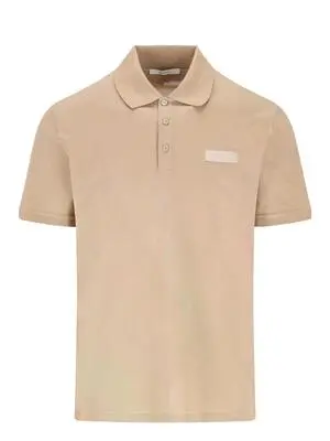Givenchy Grosgrain Ribbon Polo Shirt - Neutrals