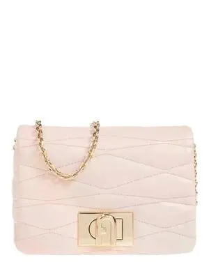 Furla 1927 Quilted Chain-strap Crossbody Bag - Pink