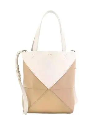 Loewe Puzzle Fold Mini Tote Bag - Neutrals