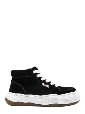 Mihara Yasuhiro Oliver Suede High-top Sneakers - Black