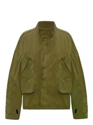 Attico Cotton Military Jacket - Green