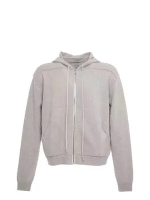 Rick Owens Zip-up Hoodie - Grey