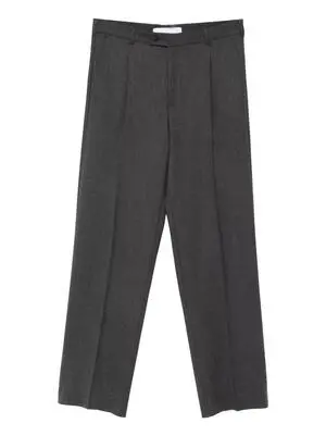 MEDEEA Pleated-front Trousers - Grey