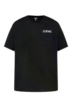Loewe Chest-pocket Logo T-shirt - Black