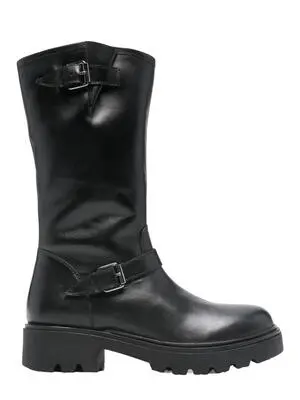 KEYS Buckle Strap Boots - Black