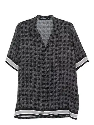 Karl Lagerfeld Monogram-pattern Shirt - Black