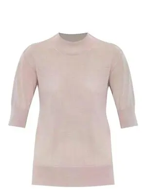 JIL SANDER Fine-knit T-shirt - Pink