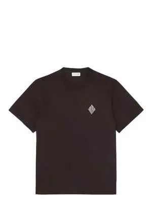 Lacoste Diamond-badge T-shirt - Brown