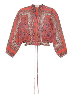 Cara Cara Perrin Paisley Shirt - Orange