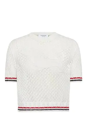 Thom Browne Hector Pointelle T-shirt - White