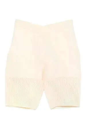 Issey Miyake Knitted Shorts - Neutrals