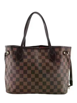 LOUIS VUITTON Neverfull Nm Damier Pm Tote Bag - Brown