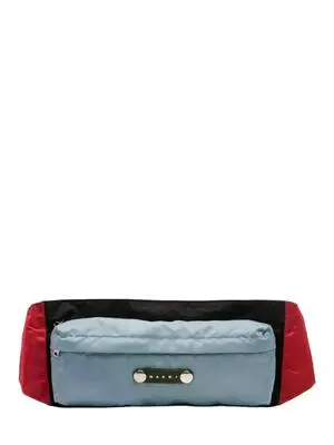 Marni Tricolor Nylon Belt Bag - Blue