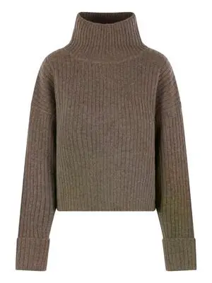 LE KASHA Ribbed Roll-Neck Sweater