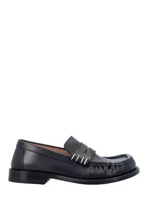 JW Anderson Leather Loafers - Black