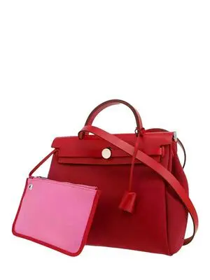 Hermès Herbag Removable-strap Handbag - Red