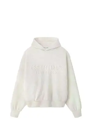 Fear Of God Embossed-logo Hoodie - Neutrals