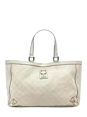 Gucci 2016-2025 Sima Abbey D-ring Tote Bag - White