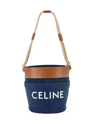CELINE Celine Pre-Owned Rope Denim Bucket Bag