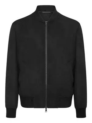 LOW BRAND Zip Bomber Jacket - Black