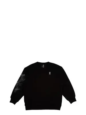 On Graphic-print Sweatshirt - Black