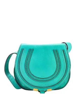 Chloé Marcie Leather Crossbody Bag - Green